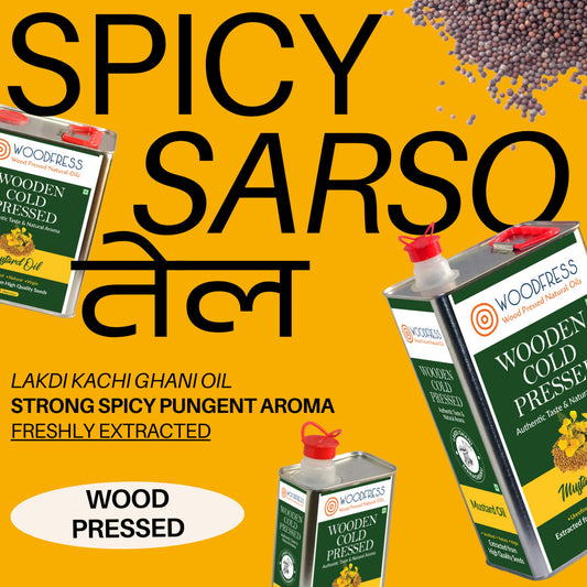 WOODFRESS - Wood Pressed, Cold Pressed Premium Cooking Oils